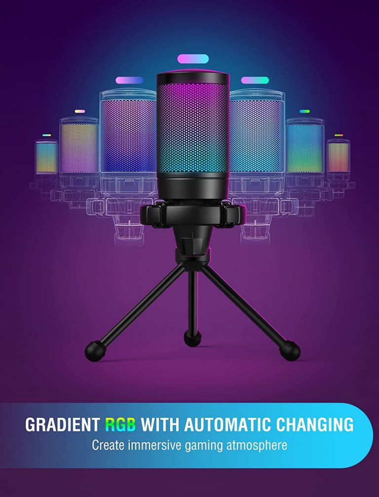 FIFINE A6V Ampligame RGB USB Microphone – My Tech Shoppe